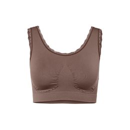 Tchibo - Seamless-Bustier - Damen - Gr. S - braun