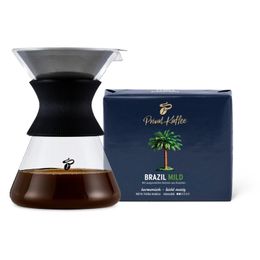 Tchibo - Pour-Over Set "Brazil Mild" - silber