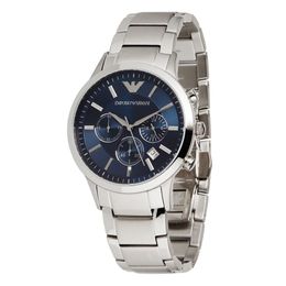 Emporio Armani Uhr 'AR2448' Herren Gr&ouml;&szlig;e One Size nachtblau / silber