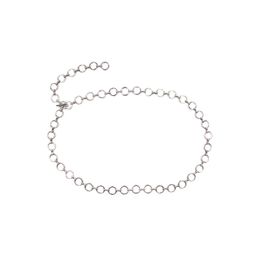 Ketteng&uuml;rtel "Keola", Damen, Gr. onesize, silber, Metall, Collezione Alessandro, unifarben, Basic, G&uuml;rtel, schlicht, mit kleinen runden Ringen
