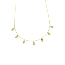Goldkette Firetti "Schmuck Geschenk Gold 375 Halsschmuck Halskette Goldkette Ankerkette", gold (gelbgoldfarben), Halsketten, Damen, Gelbgold 375, L: 45 B: 1mm, Goldkette, Made in Germany, B:1mm