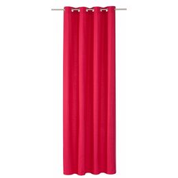 Vorhang Tom Tailor HOME "DOVE", pink, B:135cm H:245cm, Wirkware, Baumwolle, Gardinen