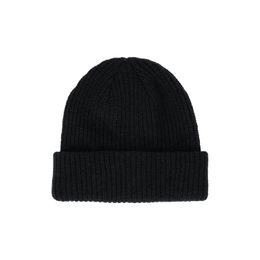 Beanie WHISTLER "Tofino", Herren, schwarz, Wolle, unifarben, Mützen Beanie, aus reiner wärmender Wolle