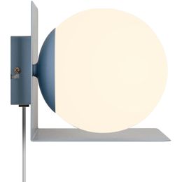 Nordlux Wandleuchte "Lilibeth", blau, 1, &Oslash; 15cm H: 16cm, 1 Stk., Leuchten, Wandleuchte