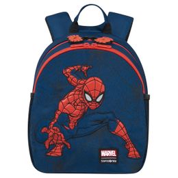 Kinderrucksack Samsonite "Disney Ultimate 2.0 BP S Marvel Spiderman web", Kinder, Gr. B/H/T: 24cm x 26,5cm x 11,5cm, bunt (spiderman), Polyester, Rucksäcke, Kinder Freizeitrucksack Kindergartenrucksack aus recyceltem Material
