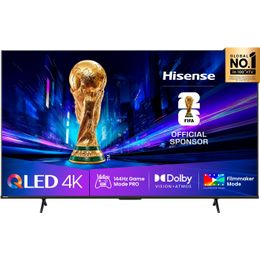 HISENSE QLED-Fernseher "65E77Q PRO", Energieeffizienz: E (A-G), schwarz, 65, Fernseher, 4K UHD QLED, Topseller