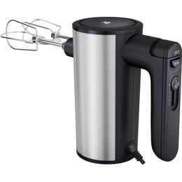 WMF Handmixer "KULT X Edition", grau (chromfarben), B:16cm H:18cm T:9cm, Mixer, Turbo-Funktion, 5 Geschwindigkeitsstufen, inkl. Rührbesen + Knethaken
