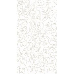 Fototapete vtwonen "Faces", beige, B:1,5m L:2,8m, Vlies, Tapeten, 150x280 cm
