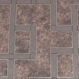 Vliestapete Boutique "Boutique - Vliestapete Gilded Greek Key Smokey Quartz - 10mx52cm", bunt, B:0,52m L:10m, Vlies, Tapeten, Boutique - Vliestapete Gilded Greek Key Smokey Quartz - 10mx52cm