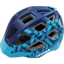 Kinderhelm Levior "Kailu matt" Gr. M, blau (blau matt), Helme, Kinder, M Kopfumfang: 53cm - 59cm