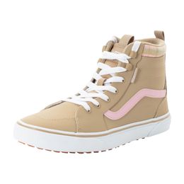 Sneaker Vans "Filmore Hi VansGuard", Gr. 37, beige (cozy plaid incense), Leder, Synthetik, Textil, Schuhe Skaterschuh Sneakerboots Schn&uuml;rboots Sneaker high