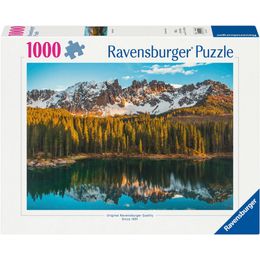 Puzzle Ravensburger "Karersee", bunt, Puzzles, KinderB:70cm H:50cm, Made in Germany, B:70cm H:50cm