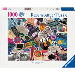 Puzzle Ravensburger "Die 90er Jahre", bunt, Puzzles, KinderB:70cm H:50cm, Made in Germany, B:70cm H:50cm