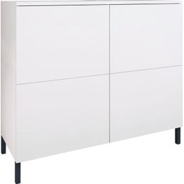 borchardt Möbel Kommode BORCHARDT MÖBEL "Haama", weiß (weiß matt), B:93cm H:80cm T:35cm, Spanplatte, Sideboards, Breite 93 cm