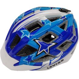 Kinderhelm Levior "Kailu blue stars" Gr. S, weiß (blau), Helme, Kinder, S Kopfumfang: 49cm - 53cm