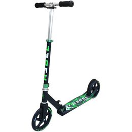 Scooter Rebel "Low Rider II", schwarz (schwarz, grün), Roller