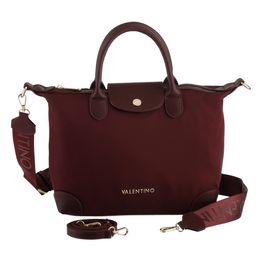 Valentino Handbags Henkeltasche VALENTINO BAGS "JOLLY RE", Damen, Gr. B/H/T: 15cm x 23cm x 32cm, prugna, Polyester, Taschen