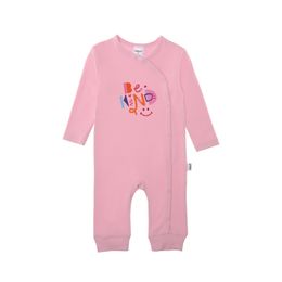 Jumpsuit Liliput "Be kind", Baby, Gr. 74/80, EURO-Größen, rosa, 100% Baumwolle, Rundhals, Overalls Jumpsuit, mit praktischer Druckknopfleiste