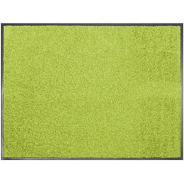 Fu&szlig;matte "CLEAN, Made in Belgium", gr&uuml;n, B:40cm H:8,5mm L:60cm, Polyamid, PRIMAFLOR-IDEEN IN TEXTIL, Teppiche, Schmutzfangl&auml;ufer, Schmutzfangmatte, gro&szlig;e Farbauswahl, waschbar