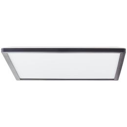 BRELIGHT LED Panel "Sorell", schwarz (schwarz, weiß), H: 2cm, 1 Stk., Leuchten, 42 x 42 cm, 3200 lm, 3000-6500 K, dimmbar, Fernbedienung