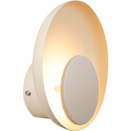 Nordlux LED Wandleuchte "Marsi", Energieeffizienz: E (A-G), beige, 1, Ø 21cm H: 21cm, 1 Stk., Leuchten