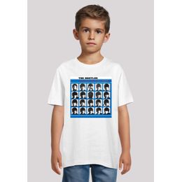 T-Shirt F4NT4STIC "The Beatles Retro", M&auml;dchen, Gr. 122/128, wei&szlig;, Obermaterial: 100% Baumwolle, regular fit, Rundhals, ohne B&uuml;ndchen, Shirts T-Shirt, Premium Qualit&auml;t