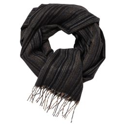 Schal Casamoda "Casamoda Schal gestreift", Damen, braun, 45% Polyester, 20% Polyamid, 20% Polyacryl, 15% Wolle, Modet&uuml;cher Schal