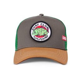 Trucker Cap COASTAL "Coastal HFT Fukushima", Damen, Gr. onesize, olive, wheat, grün, 60% Baumwolle, 40% Polyester, Caps