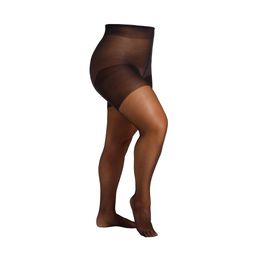 Feinstrumpfhose Camano "Strumpfhose 2er Pack", Damen, Gr. 44/46, schwarz, 82% Polyamid, 18% Elasthan, Strumpfhosen Feinstrumpfhose