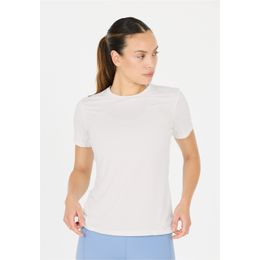 Funktionsshirt Endurance "Nan", Damen, Gr. 38, weiß, 90% Polyester, 10% Elasthan, unifarben, normal, Rundhals, Shirts Funktionsshirt, mit 4-Wege-Stretch-Material