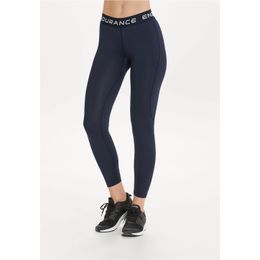 Funktionstights Endurance "Power V2", Damen, Gr. 40, EURO-Gr&ouml;&szlig;en, schwarz, 90% Polyester, 10% Elasthan, unifarben, Hosen, mit reflektierenden Elementen