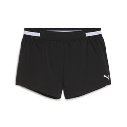 Trainingsshorts Puma "Puma STRONG Gewebte Trainingsshorts Damen", Damen, Gr. XS, Normalgr&ouml;&szlig;en, schwarz, Obermaterial: 100% Polyester; Unterer Bund: 78% Polyester, 11% Nylon, 11% Elasthan, regular fit, Hosen