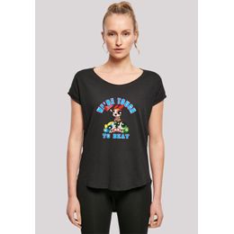 T-Shirt F4NT4STIC "Powerpuff Girls Tough To Beat", Damen, Gr. L, schwarz, Obermaterial: 100% Baumwolle, regular fit, Rundhals, ohne B&uuml;ndchen, Shirts T-Shirt, Premium Qualit&auml;t