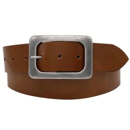 Lederg&uuml;rtel AnnaMatoni "AnnaMatoni Lederg&uuml;rtel Blu Lederg&uuml;rtel Blu", Damen, Gr. TW75 - 90cm Gesamtl&auml;nge, braun (cognac 640), 100% Leder, G&uuml;rtel Lederg&uuml;rtel