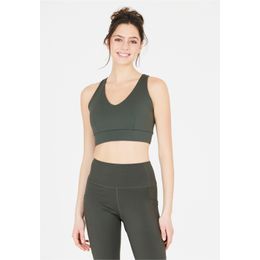 ENDURANCE ATHLECIA Sport-BH ATHLECIA "Dilraba", Damen, Gr. L, gr&uuml;n, 75% Polyamid, 25% Elasthan, unifarben, BHs Sport-BH, mit innovativen Features und smartem Tr&auml;gerdesign