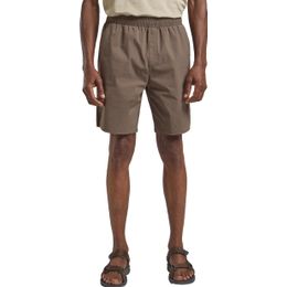 Shorts Jack Wolfskin "WAGAMI SHORTS M", Herren, Gr. S (48), Normalgr&ouml;&szlig;en, braun (cold, coffee), Oberstoff: 94% POLYAMID, 6% ELASTHAN; Futter 1:00% POLYESTER, Hosen Shorts