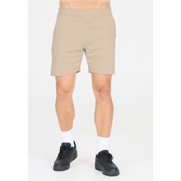 Shorts Virtus "Kayden", Herren, Gr. L, EURO-Größen, beige, 60% Baumwolle, 40% Polyester, unifarben, kurz, Hosen, aus weichem und langlebigem Sweat-Material
