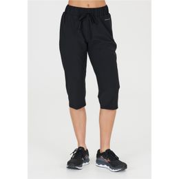 Stoffhose Endurance "Phile", Damen, Gr. 40, EURO-Gr&ouml;&szlig;en, schwarz, 88% Polyester, 12% Elasthan, unifarben, Hosen Stoffhose, mit verstellbarem Bund