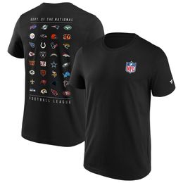 T-Shirt Fanatics "Fanatics T-Shirt NFL All Team Graphic", Damen, Gr. M, schwarz, 100% Baumwolle, Shirts T-Shirt