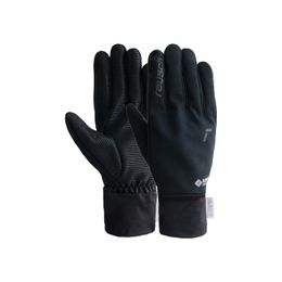 Laufhandschuhe Reusch "Multisport Glove GORE-TEX INFINIUM TOUCH", Damen, Gr. XL, silber (schwarz, silberfarben), 97% Polyester, 3% Elasthan, mehrfarbig, Handschuhe, mit Touchscreen-Funktion