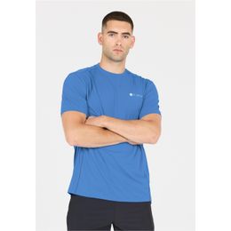 Funktionsshirt Virtus "Finnian", Damen, Gr. L, blau (himmelblau), 100% Polyester, unifarben, normal, Rundhals, Shirts Funktionsshirt, Mit Quick-Dry-Funktion