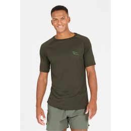 Funktionsshirt Endurance "Hanieber", Herren, Gr. L, gr&uuml;n (khaki), 100% Polyester, unifarben, normal, Rundhals, Shirts Funktionsshirt, mit Quick Dry f&uuml;r Workouts aller intensit&auml;ten