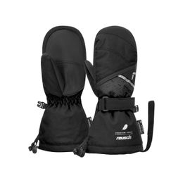 F&auml;ustlinge Reusch "Kaden Down R-TEX XT Mitten", Kinder, Gr. 2, schwarz, 80% Polyester, 10% Polyurethan, mehrfarbig, Handschuhe F&auml;ustlinge, mit wasserdichter Funktionsmembran
