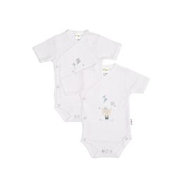 Body Liliput, Jungen, Gr. 44, EURO-Gr&ouml;&szlig;en, wei&szlig;, 100% Baumwolle, bedruckt, kurz, Bodys Body, mit s&uuml;&szlig;em Frontdruck