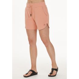 Shorts WHISTLER "Lucia", Damen, Gr. 42, EURO-Größen, rosa, 60% Baumwolle, 40% Polyester, unifarben, Hosen Shorts, mit elastischem Dehnbund