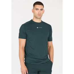 Funktionsshirt Virtus "Rey", Herren, Gr. S, gr&uuml;n (dunkelgr&uuml;n), 90% Polyester, 10% Elasthan, unifarben, normal, Rundhals, Shirts Funktionsshirt, aus Funktionsmaterial mit 4-Way-Stretch