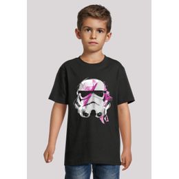 T-Shirt F4NT4STIC "Star Wars Stormtrooper Sketch", Mädchen, Gr. 110/116, schwarz, Obermaterial: 100% Baumwolle, regular fit, Rundhals, ohne Bündchen, Shirts T-Shirt, Premium Qualität