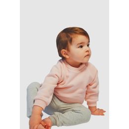 Sweatshirt Liliput "dusty pink", M&auml;dchen, Gr. 98/104, rosa, 80% Baumwolle, 20% Polyester, unifarben, normal, ohne Ausschnitt, Sweatshirts Sweatshirt, mit elastischen Rippb&uuml;ndchen
