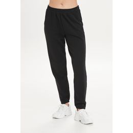 Sweathose Endurance "Beisty", Damen, Gr. 36, EURO-Gr&ouml;&szlig;en, schwarz, 100% Baumwolle, unifarben, Hosen Sweathose, mit praktischen Seitentaschen