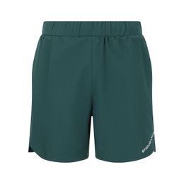 Shorts Endurance "Geoff", Jungen, Gr. 128, EURO-Gr&ouml;&szlig;en, gr&uuml;n, 92% Polyamid, 8% Elasthan, unifarben, kurz, Hosen Shorts, mit 4-Wege-Stretch und DWR-Behandlung
